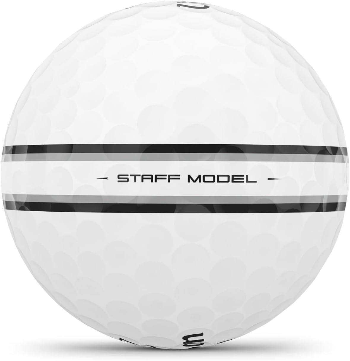 Wilson 2026 Staff Model TRK360-12 Balls, White - WILSON Game Ready Store