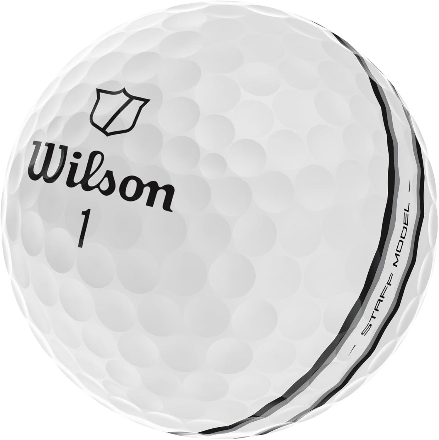 Wilson 2026 Staff Model TRK360-12 Balls, White - WILSON Game Ready Store